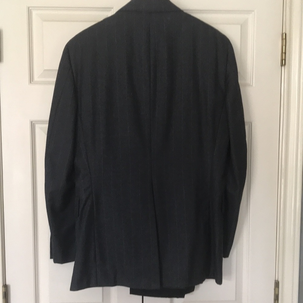 Mark Shale Grey Pinstripe Blazer 41r - Gem